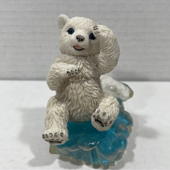The Hamilton Collection | Art | 997 Polar Playmates Bear Cub Sculpture ...